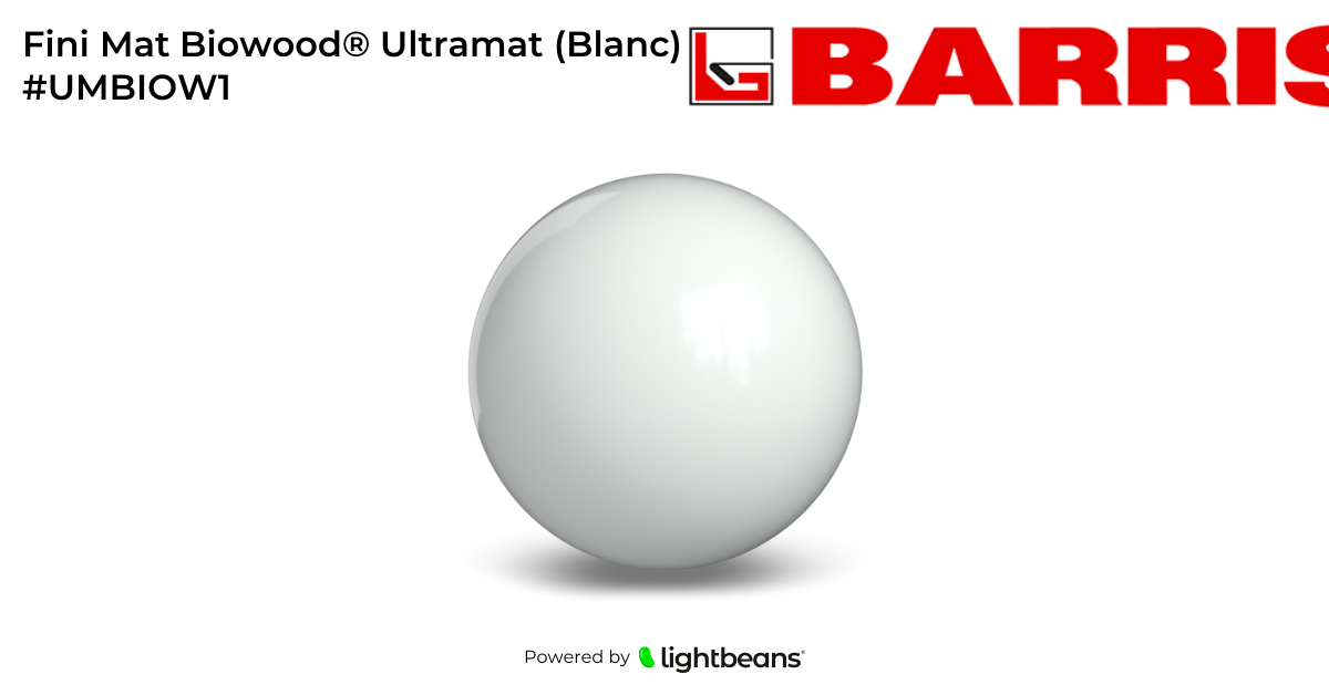 Fini Mat Biowood® Ultramat (Blanc) #UMBIOW1 Texture from Barrisol ...