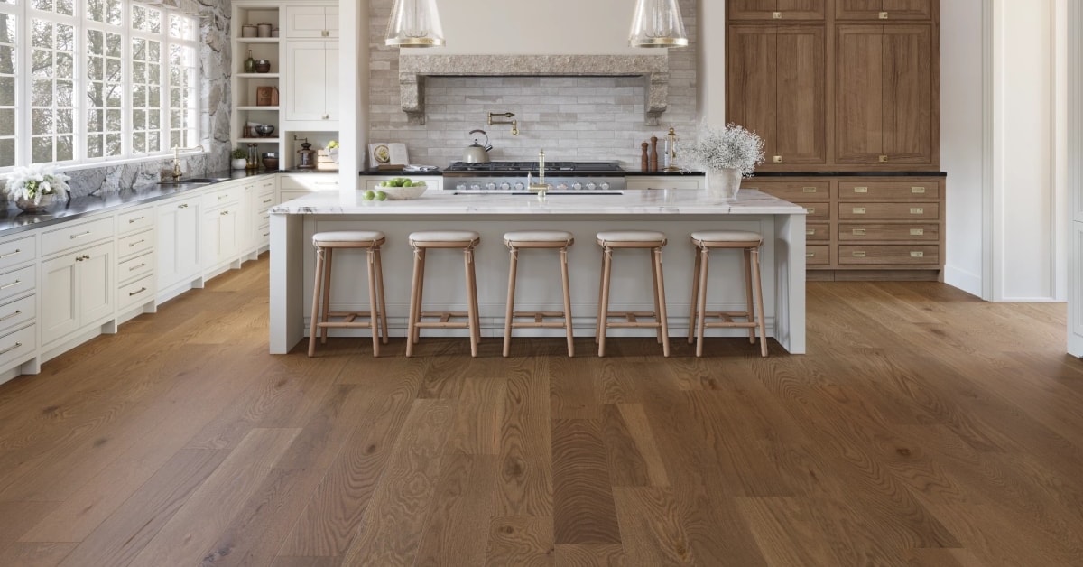 White Oak Ginger Character Brushed Matte Wood Floor Texture from ...