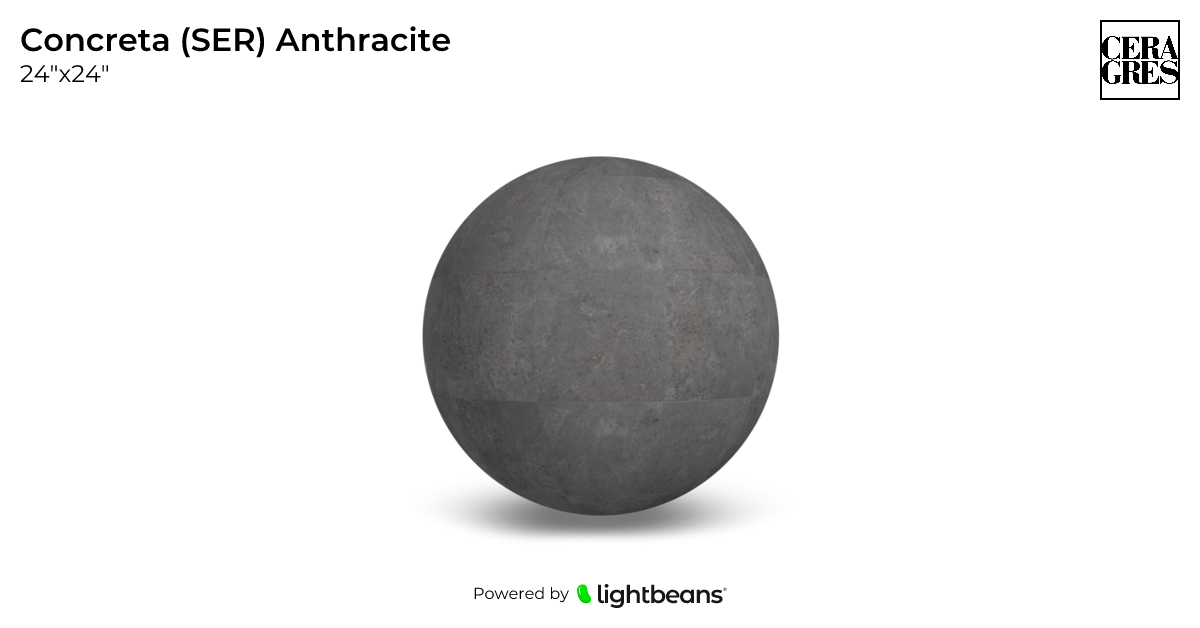 Concreta (SER) Anthracite Texture from Ceragres | Lightbeans