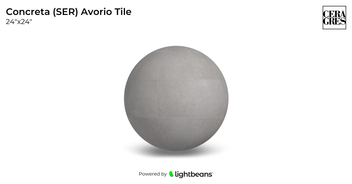 Concreta (SER) Avorio Tile Texture from Ceragres | Lightbeans