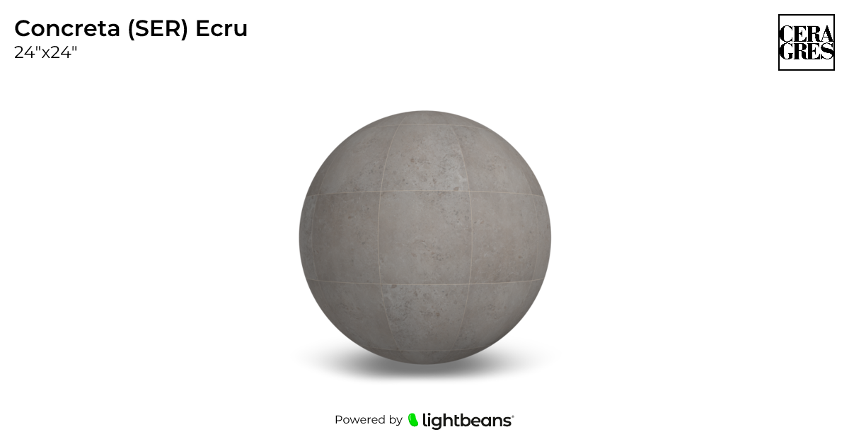 Concreta (SER) Ecru Texture from Ceragres | Lightbeans