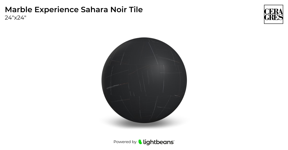 Marble Experience Sahara Noir Tile Texture from Ceragres | Lightbeans