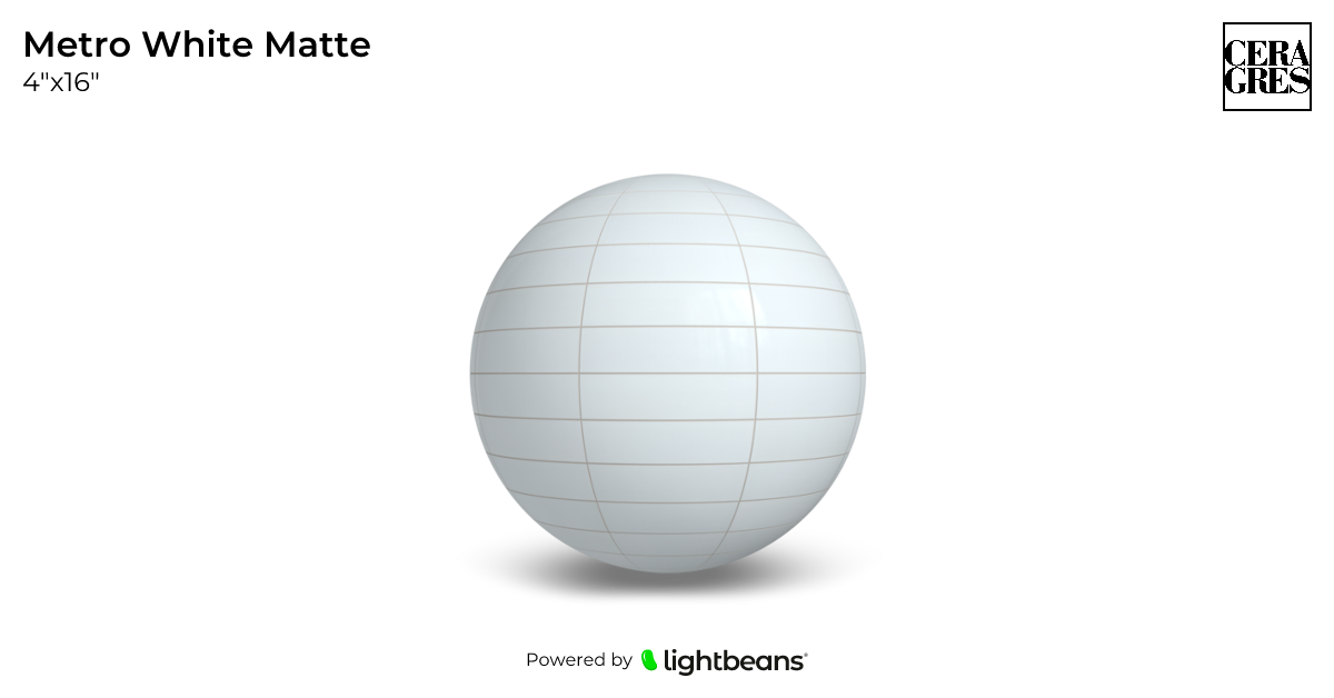 Metro White Matte Texture from Ceragres | Lightbeans