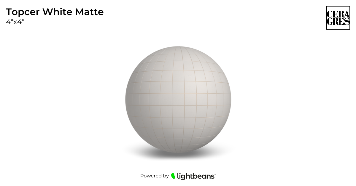 Topcer White Matte Texture from Ceragres | Lightbeans