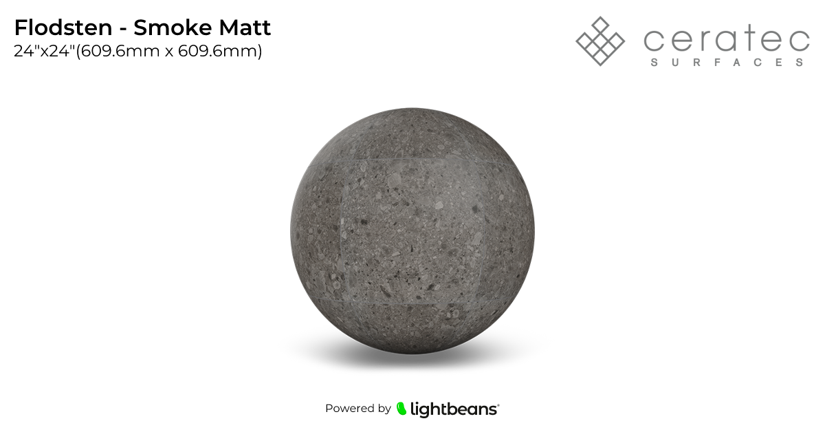 Flodsten - Smoke Matt Texture from Ceratec | Lightbeans