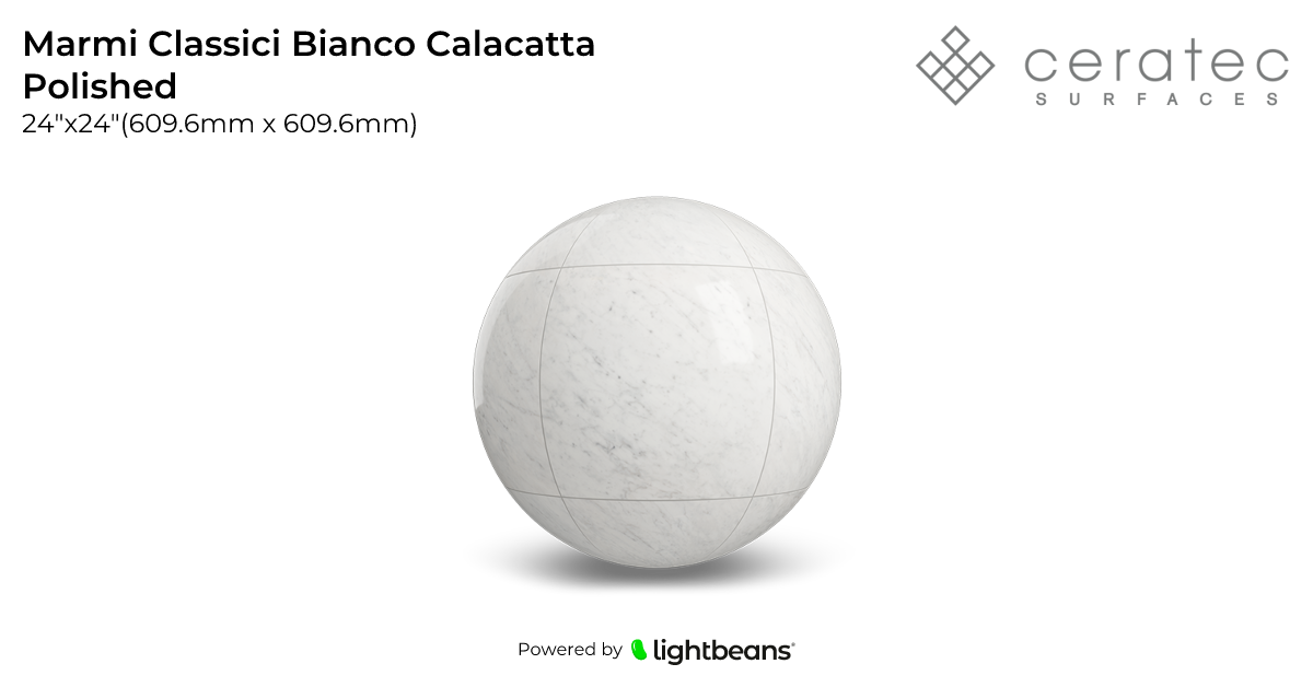 Marmi Classici Bianco Calacatta Polished Texture from Ceratec | Lightbeans