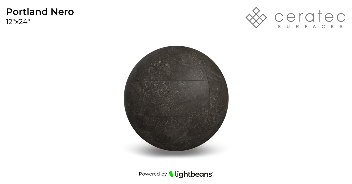 Portland Nero Texture from Ceratec | Lightbeans