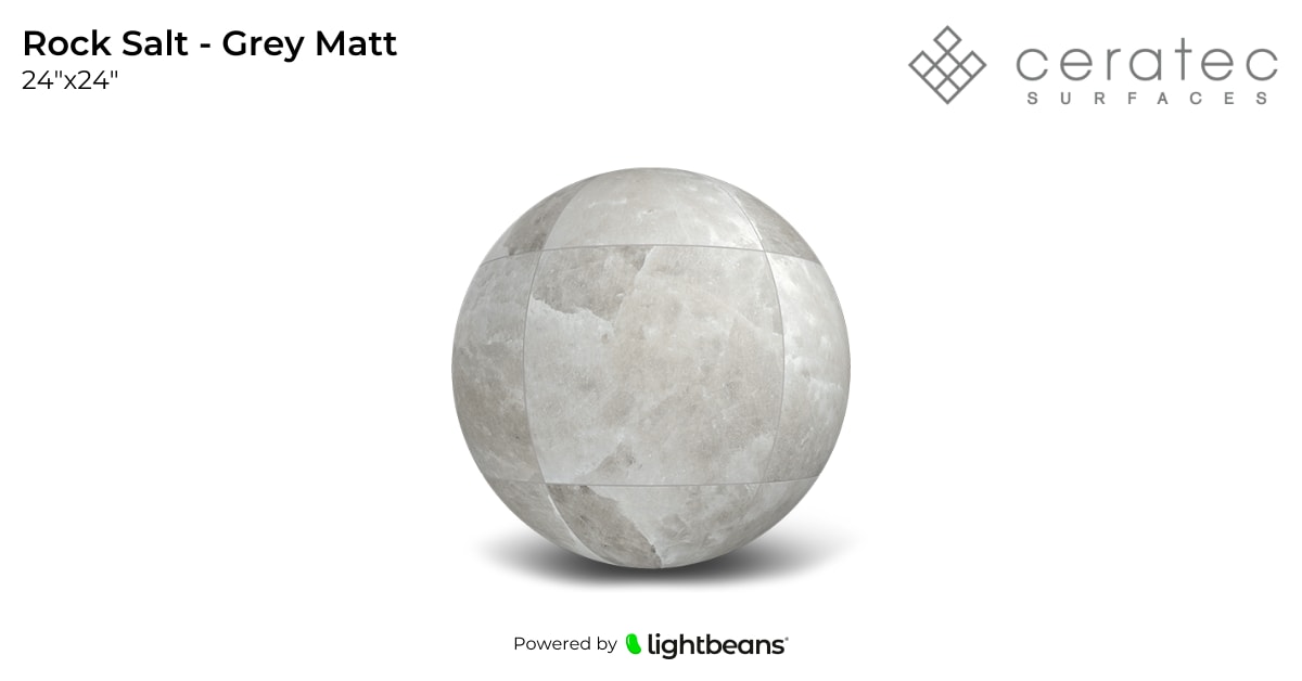 Rock Salt - Grey Matt Texture from Ceratec | Lightbeans