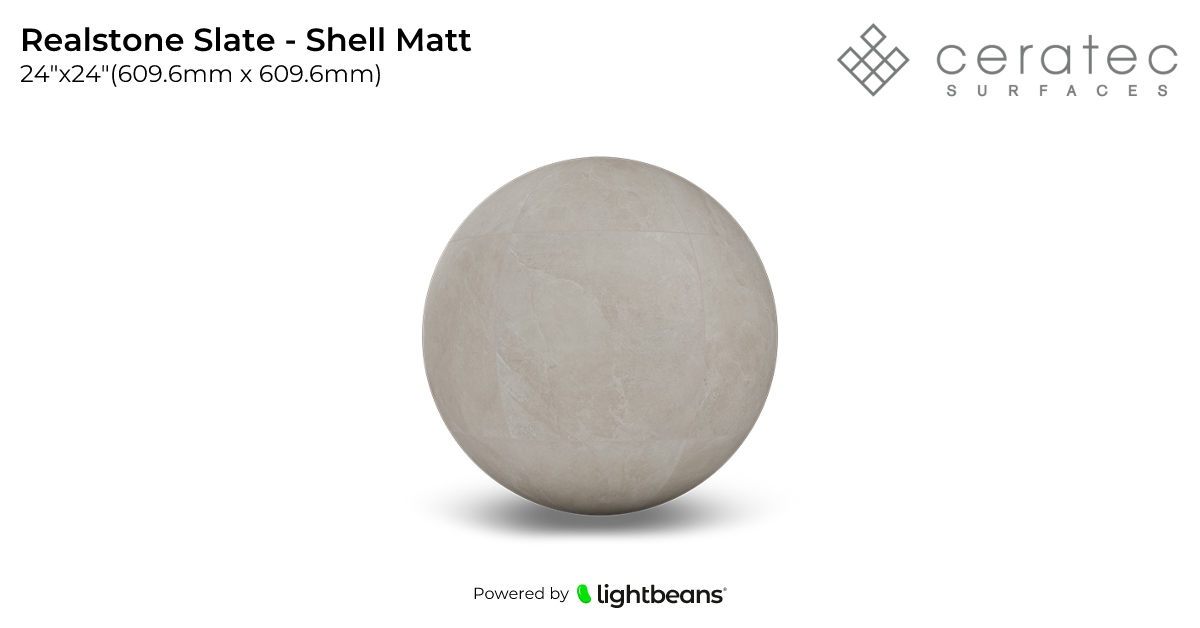 Realstone Slate - Shell Matt Texture from Ceratec | Lightbeans