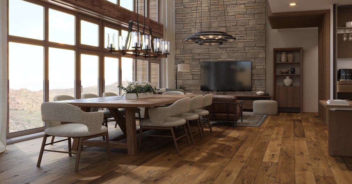 Oak Heritage Bourbon Wood Floor Texture from Ciot Legno | Lightbeans