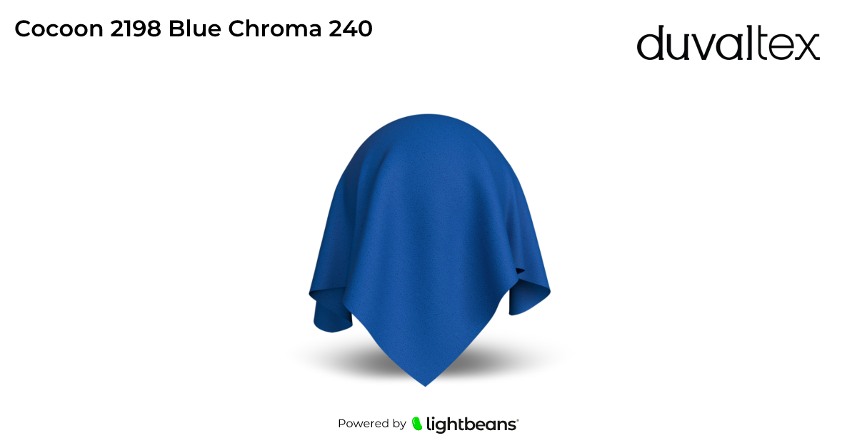 Cocoon 2198 Blue Chroma 240 Texture from Duvaltex | Lightbeans