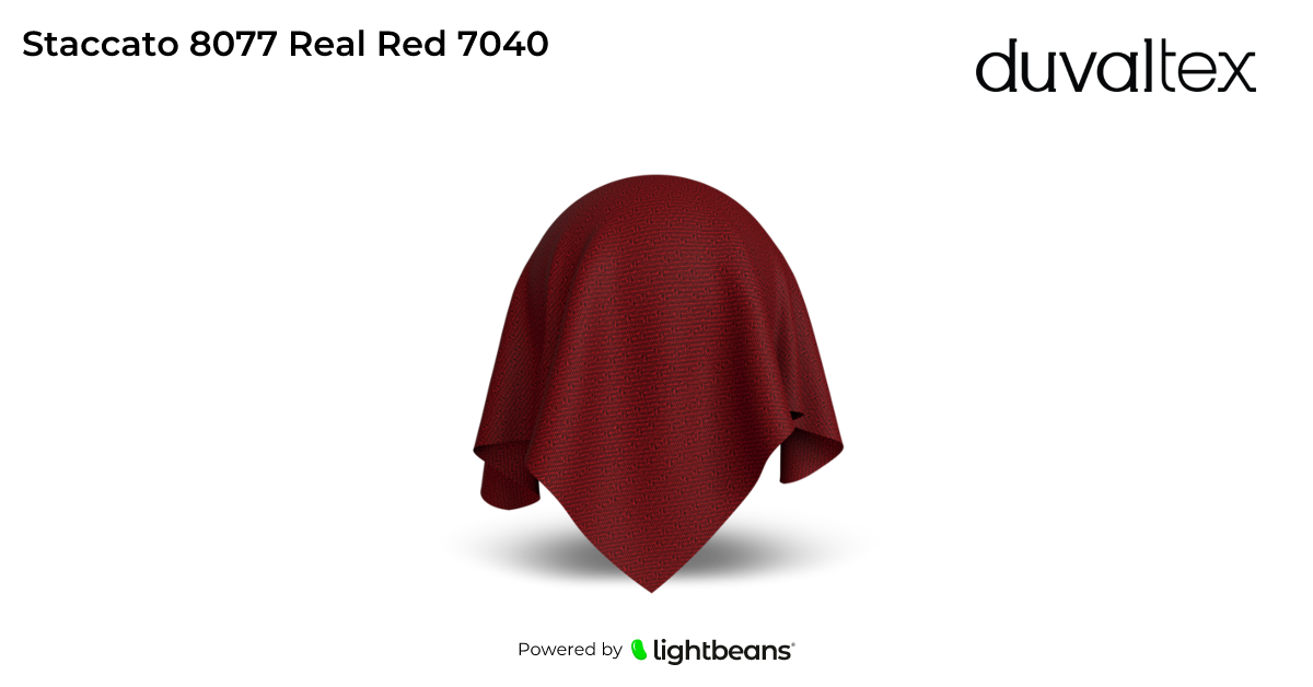 Staccato 8077 Real Red 7040 Texture from Duvaltex | Lightbeans