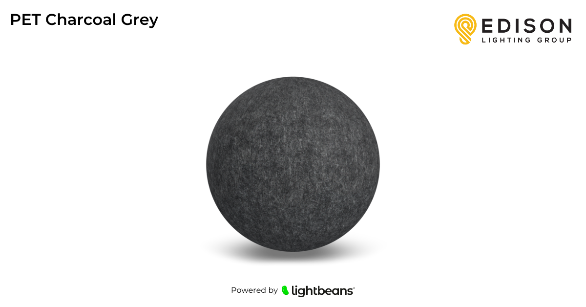PET Charcoal Grey Texture from Edison Lighting Group | Lightbeans