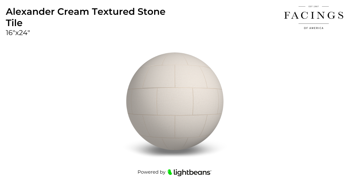 Alexander Cream Textured Stone Tile Texture from Facings of America ...