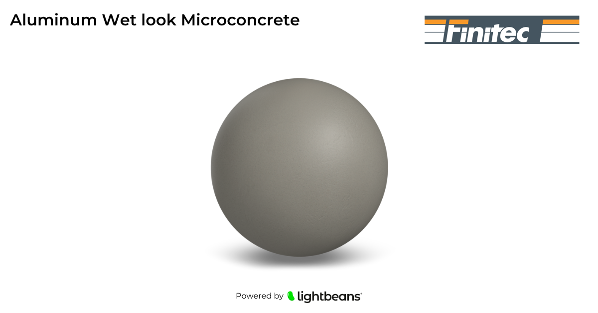 Aluminum Wet look Microconcrete Texture from Finitec | Lightbeans