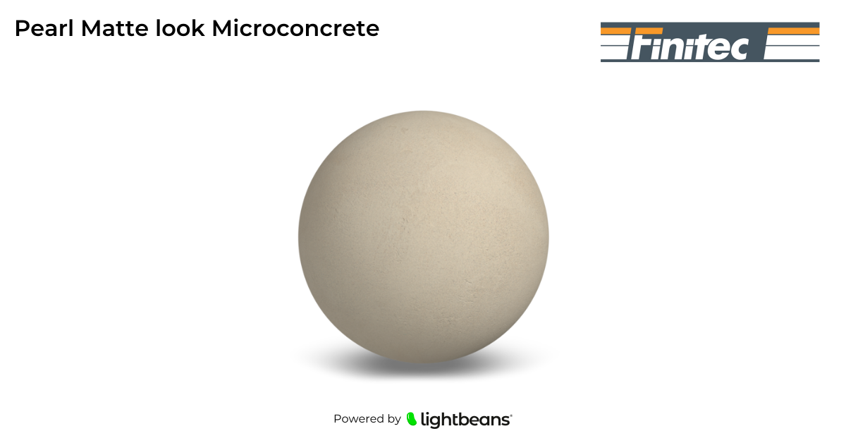 Pearl Matte look Microconcrete Texture from Finitec | Lightbeans