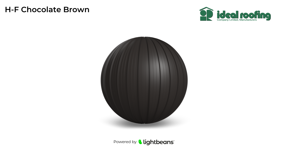 H-F Chocolate Brown Texture from Ideal Roofing | Lightbeans