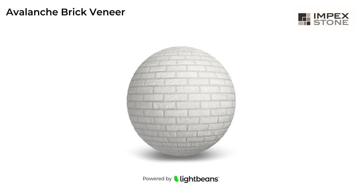 Avalanche Brick Veneer Texture from Impex Stone | Lightbeans