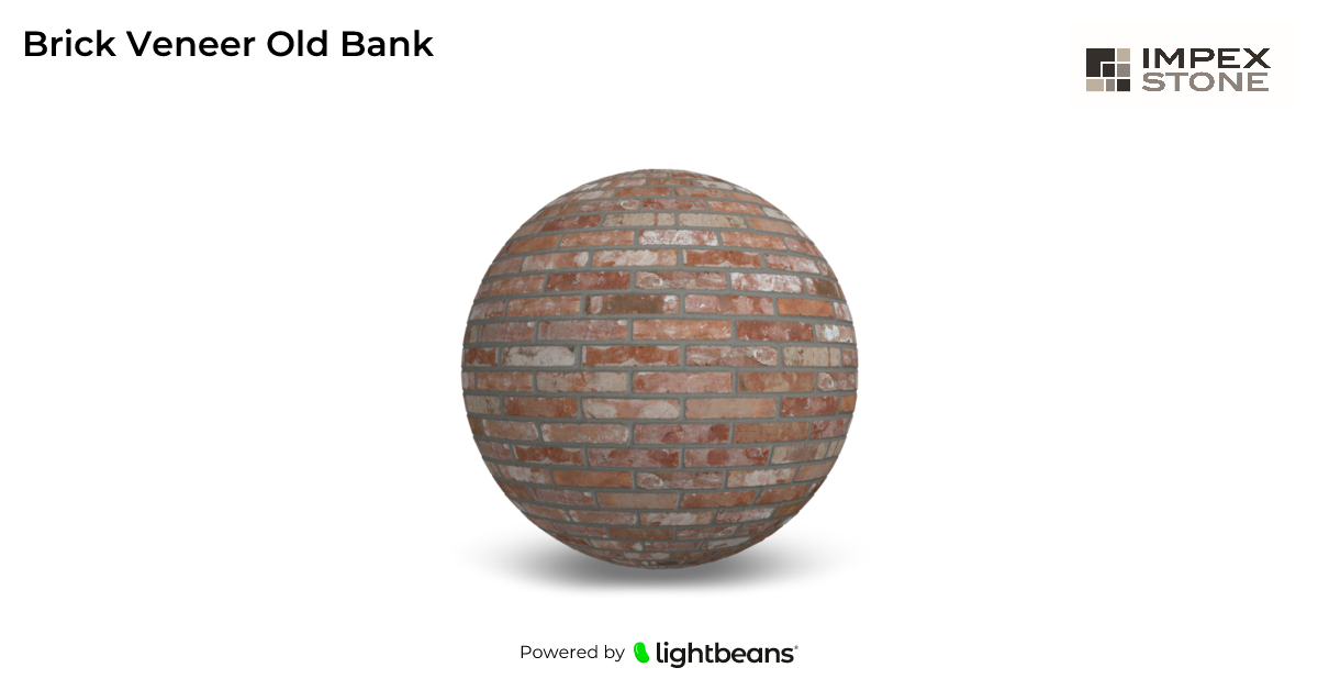 Brick Veneer Old Bank Texture from Impex Stone | Lightbeans