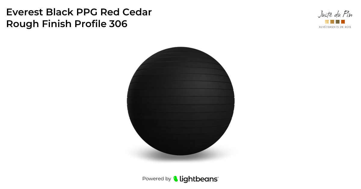 Everest Black PPG Red Cedar Rough Finish Profile 306 Texture from Juste ...