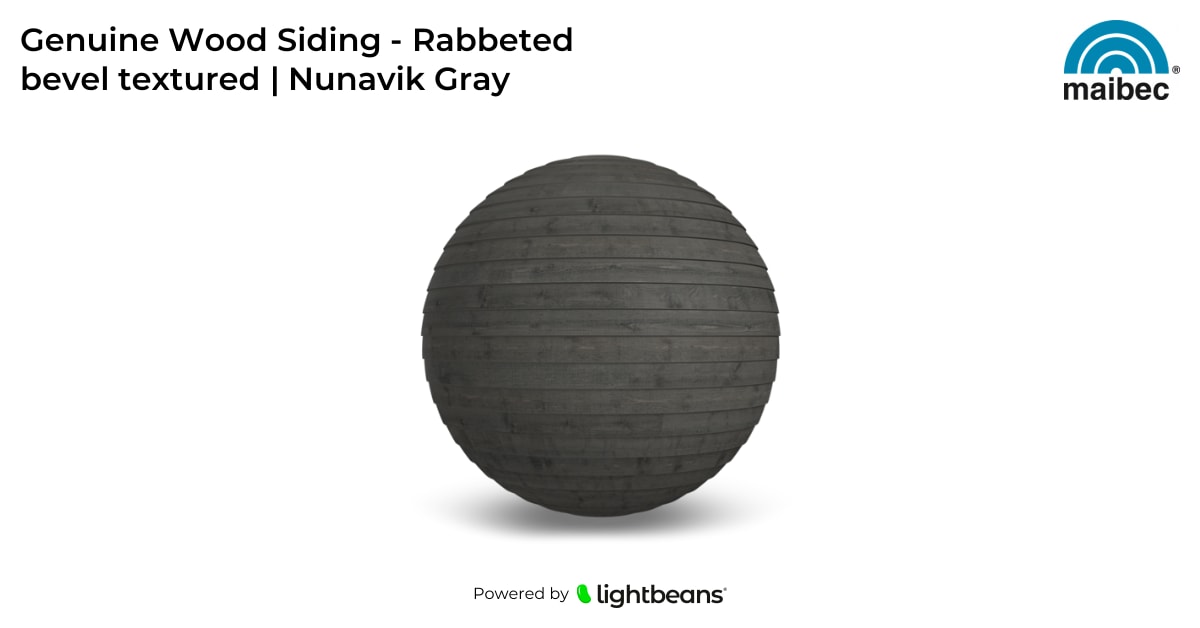 Genuine Wood Siding - Rabbeted bevel textured | Nunavik Gray Texture ...