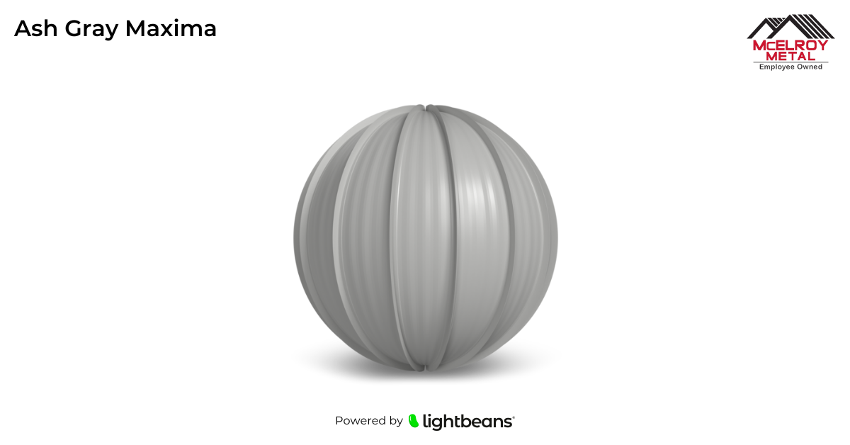 Ash Gray Maxima Texture from McElroy Metal | Lightbeans