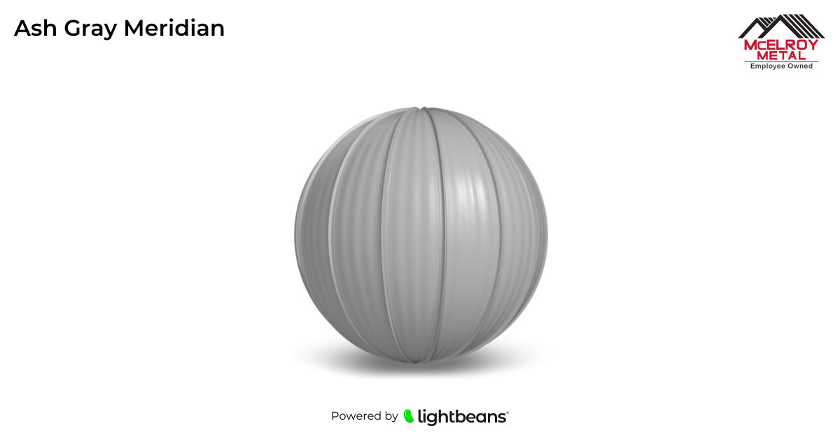 Ash Gray Meridian Texture from McElroy Metal | Lightbeans