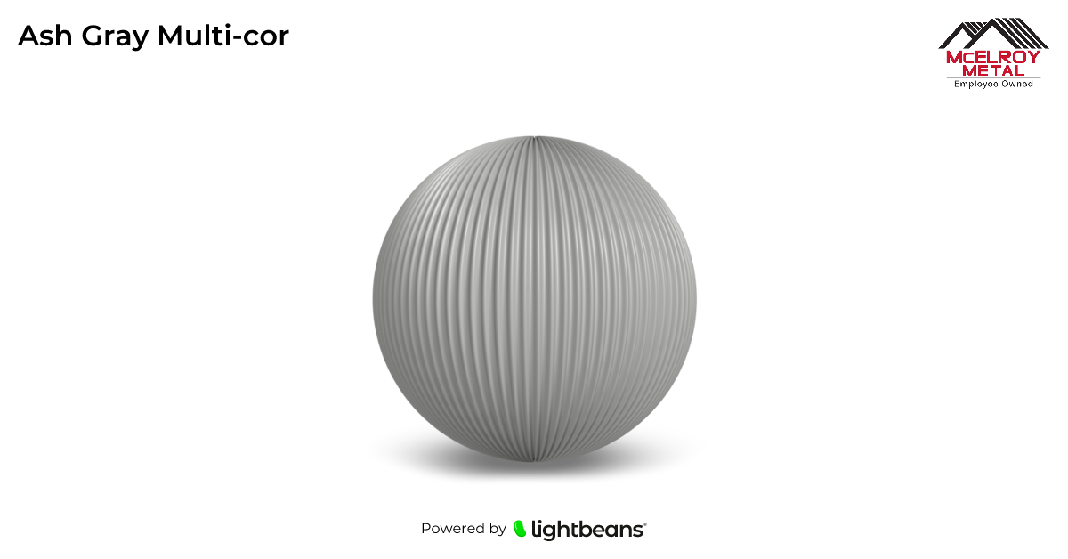 Ash Gray Multi-cor Texture from McElroy Metal | Lightbeans