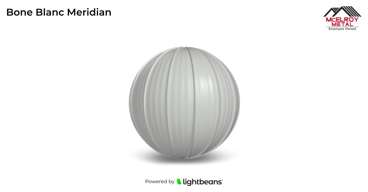 Bone Blanc Meridian Texture from McElroy Metal | Lightbeans