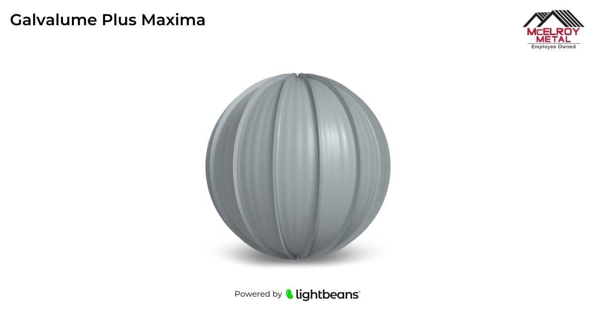 Galvalume Plus Maxima Texture from McElroy Metal | Lightbeans