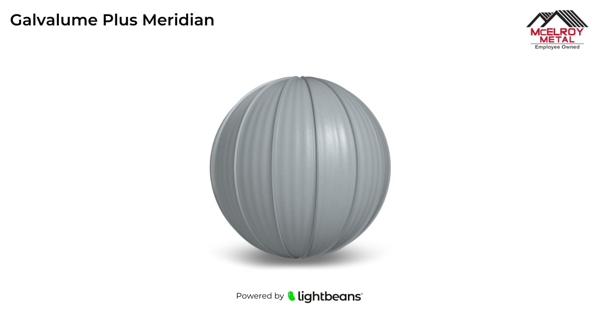 Galvalume Plus Meridian Texture from McElroy Metal | Lightbeans