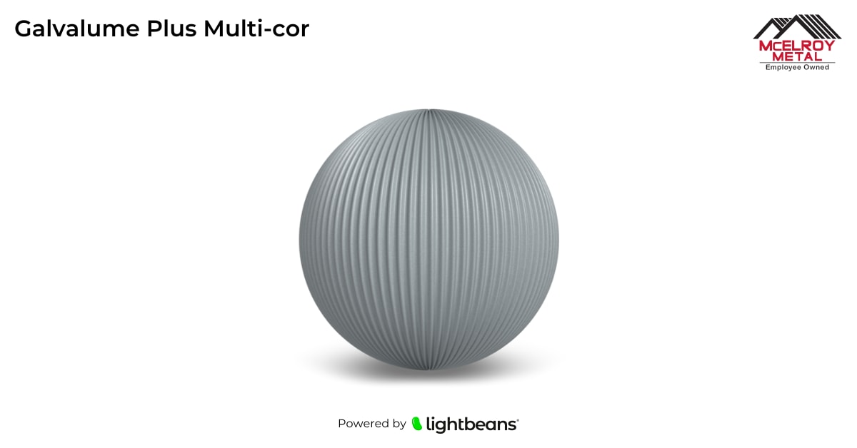 Galvalume Plus Multi-cor Texture from McElroy Metal | Lightbeans