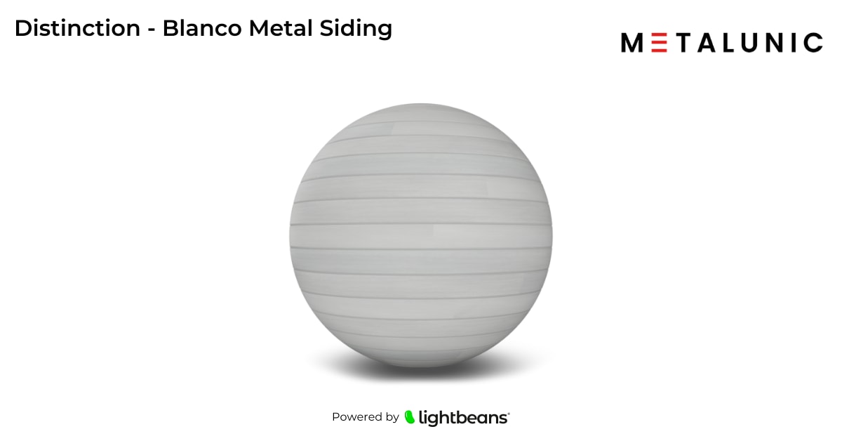 Distinction - Blanco Metal Siding Texture from Métalunic | Lightbeans