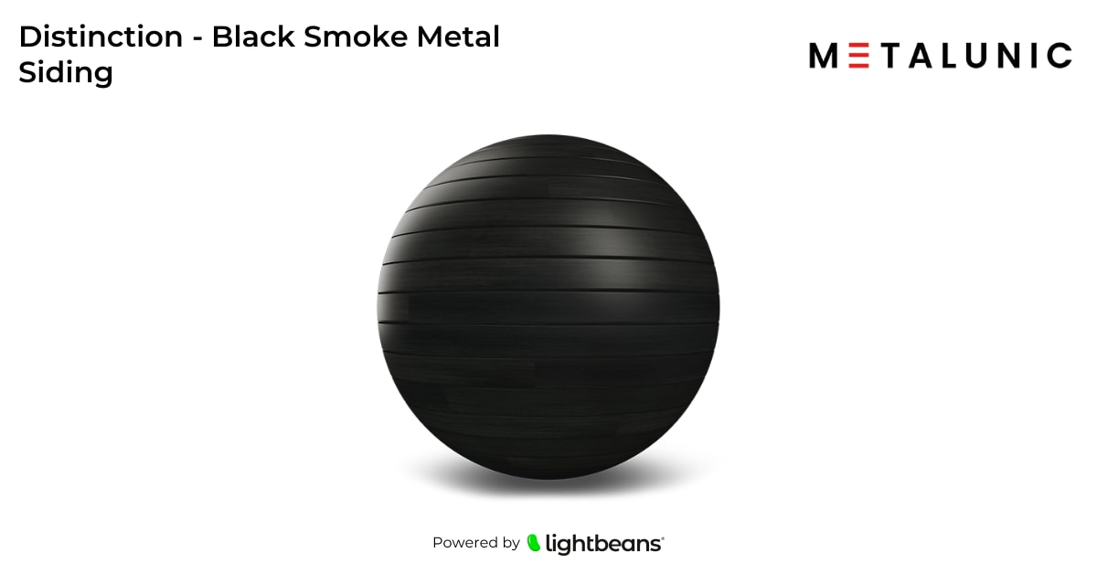 Distinction - Black Smoke Metal Siding Texture from Métalunic | Lightbeans