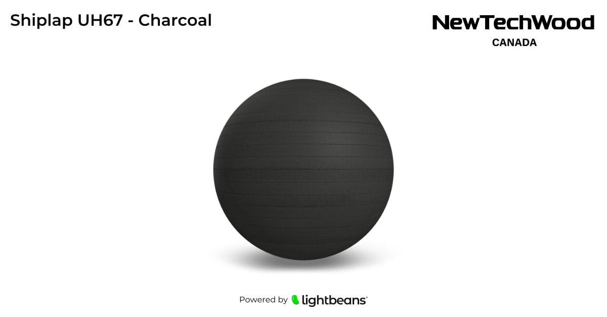 Shiplap UH67 - Charcoal Texture from NewTechWood Canada | Lightbeans