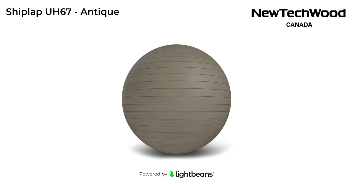 Shiplap UH67 - Antique Texture from NewTechWood Canada | Lightbeans