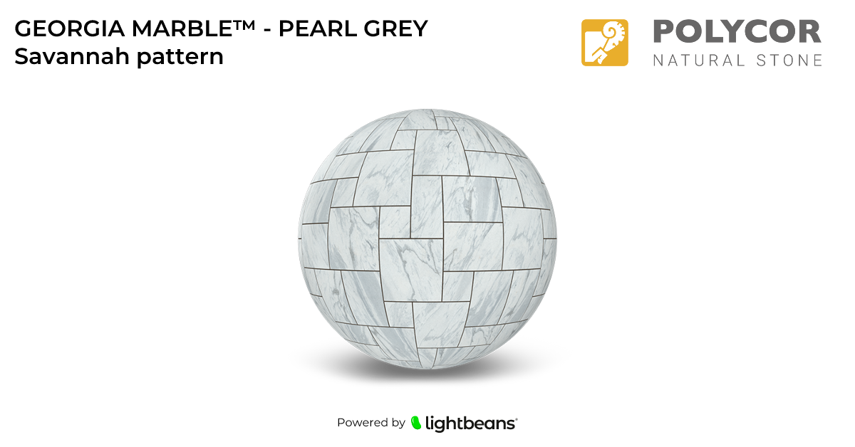 GEORGIA MARBLE™ ‐ PEARL GREY Savannah pattern Texture from Polycor ...
