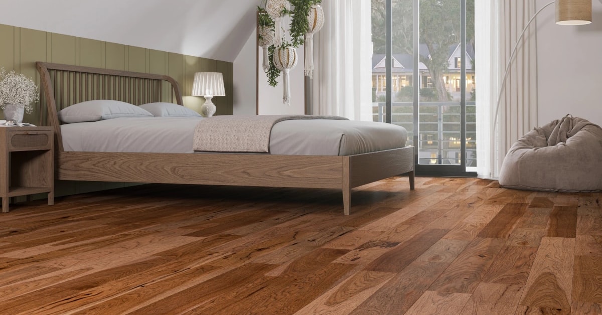 Hickory Sierra Variation With Knots Wood Floor Texture from Preverco ...