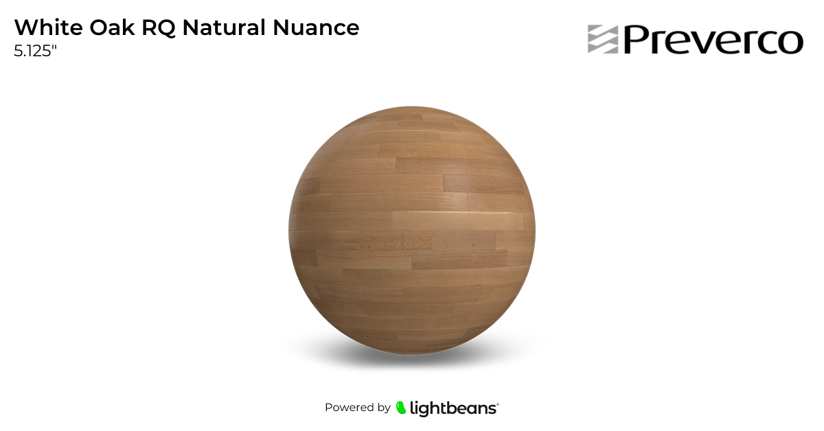 White Oak RQ Natural Nuance Texture from Preverco | Lightbeans