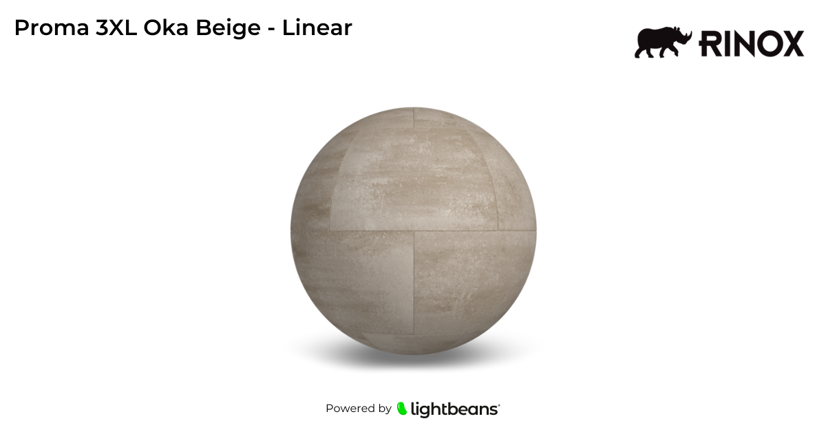 Proma 3XL Oka Beige - Linear Texture from Rinox | Lightbeans