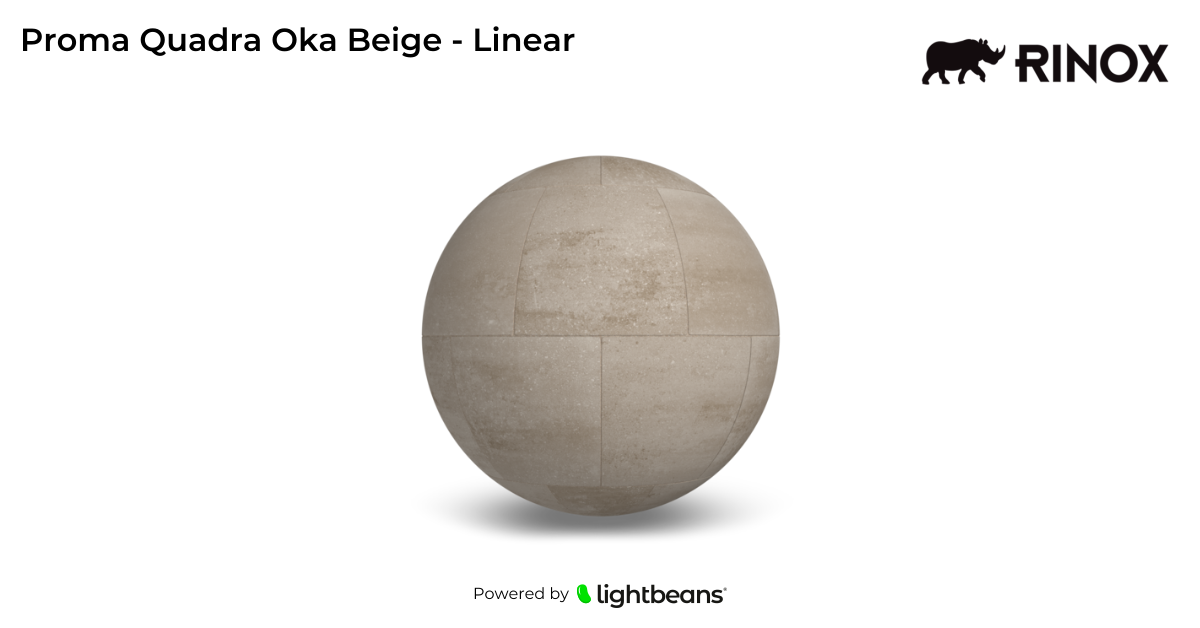 Proma Quadra Oka Beige - Linear Texture from Rinox | Lightbeans