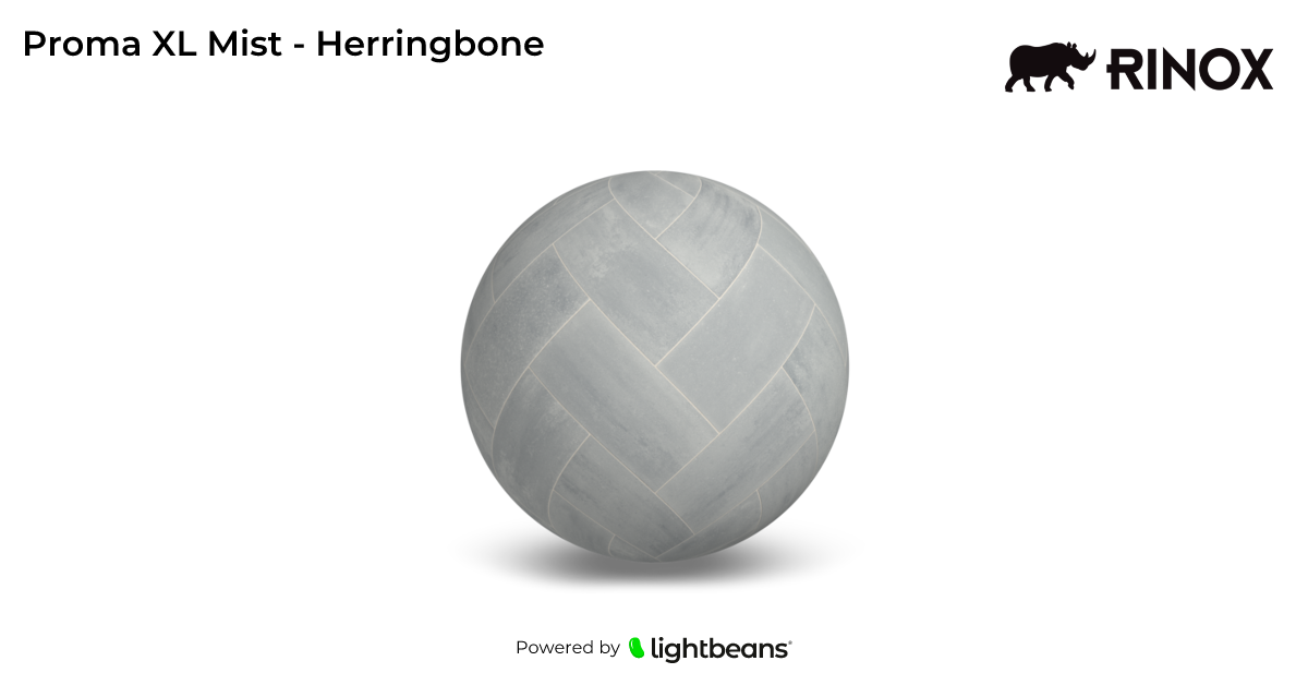 Proma XL Mist - Herringbone Texture from Rinox | Lightbeans