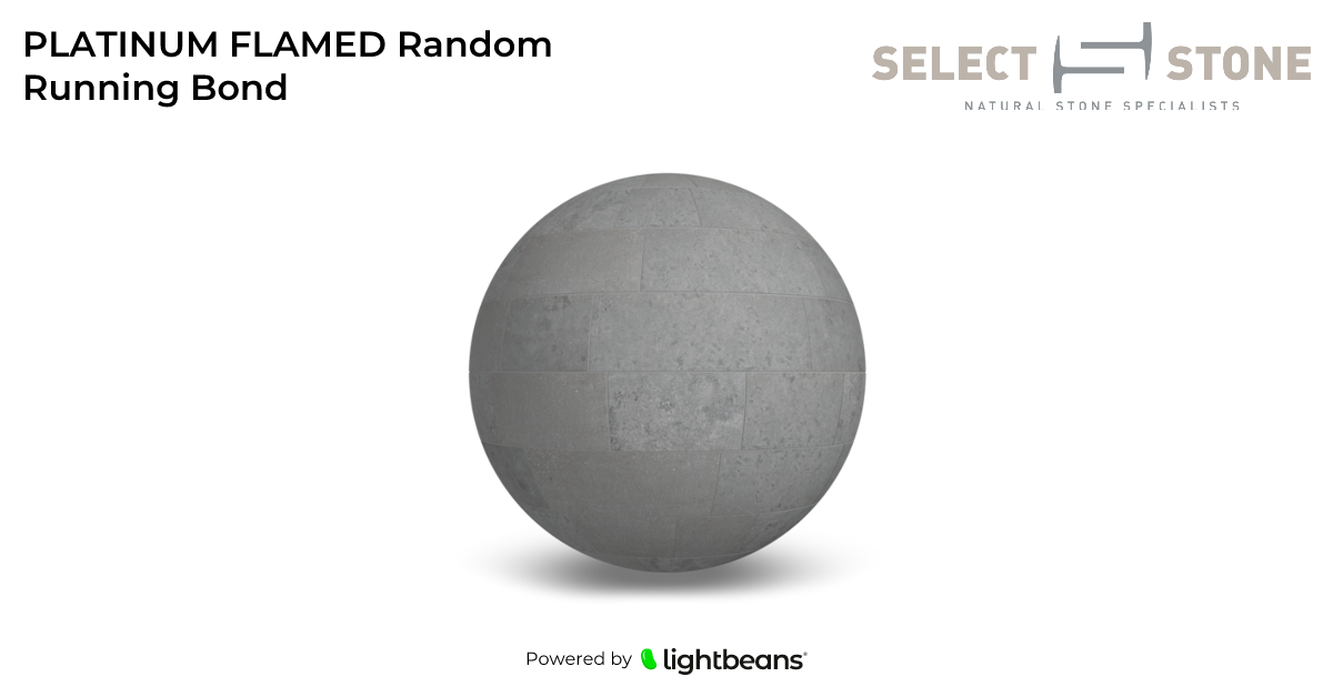 PLATINUM FLAMED Random Running Bond Texture from Select Stone Supply ...