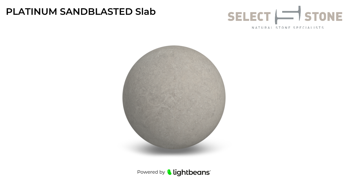 PLATINUM SANDBLASTED Slab Texture from Select Stone Supply | Lightbeans