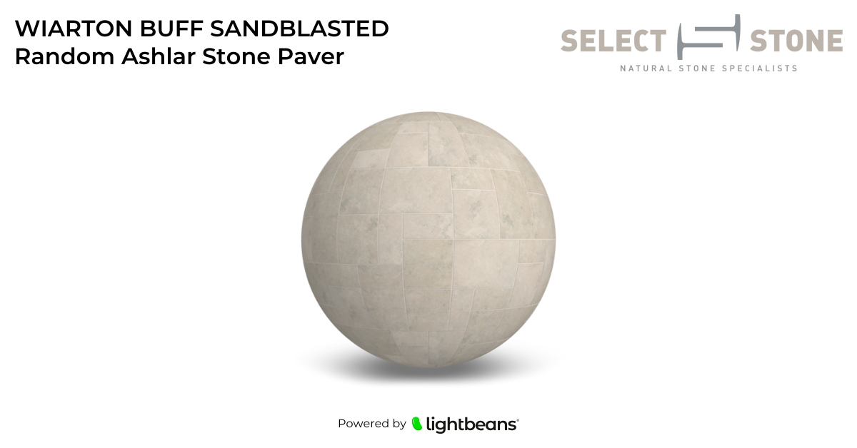 WIARTON BUFF SANDBLASTED Random Ashlar Stone Paver Texture from Select ...