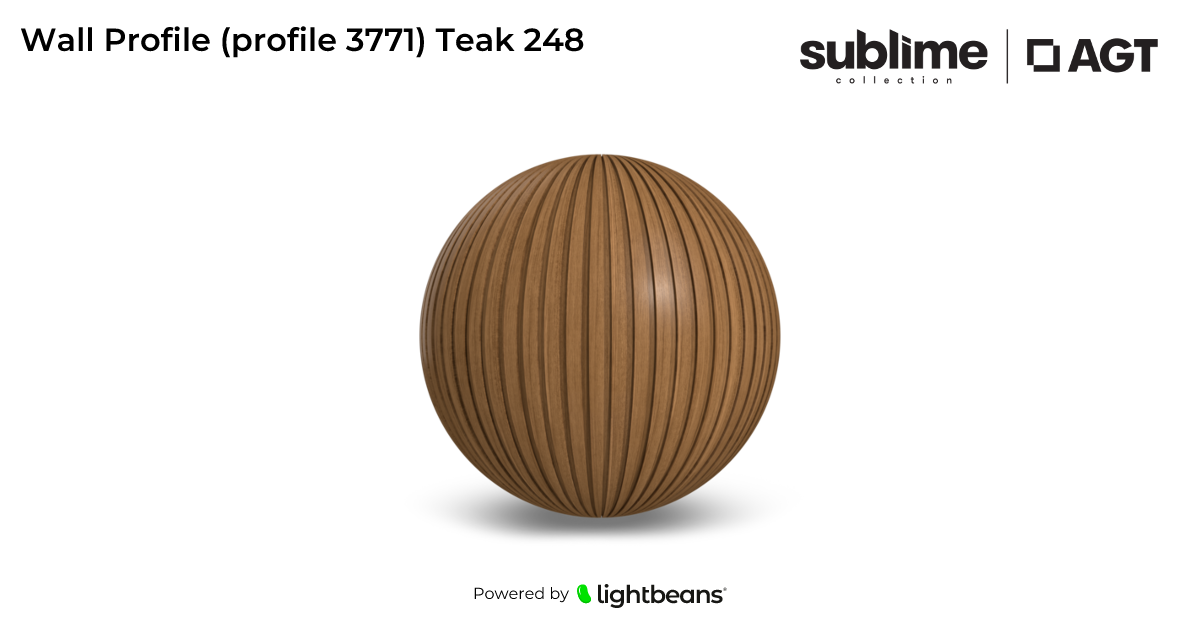 Wall Profile (profile 3771) Teak 248 Texture from Sublime | Lightbeans