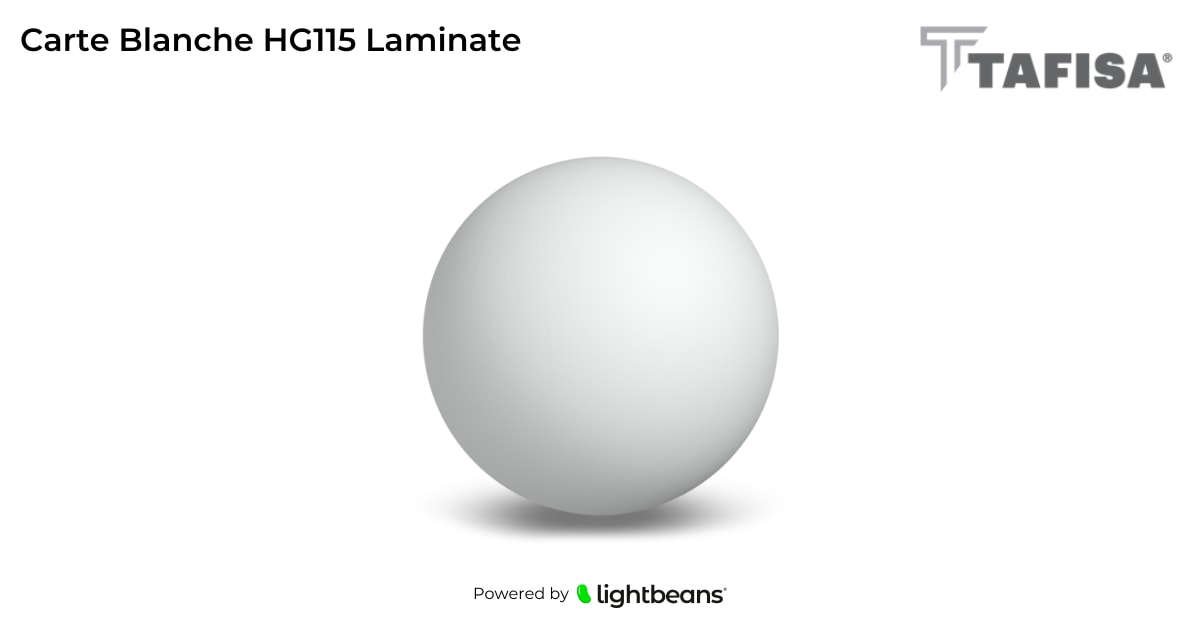 Carte Blanche HG115 Laminate Texture from Tafisa | Lightbeans