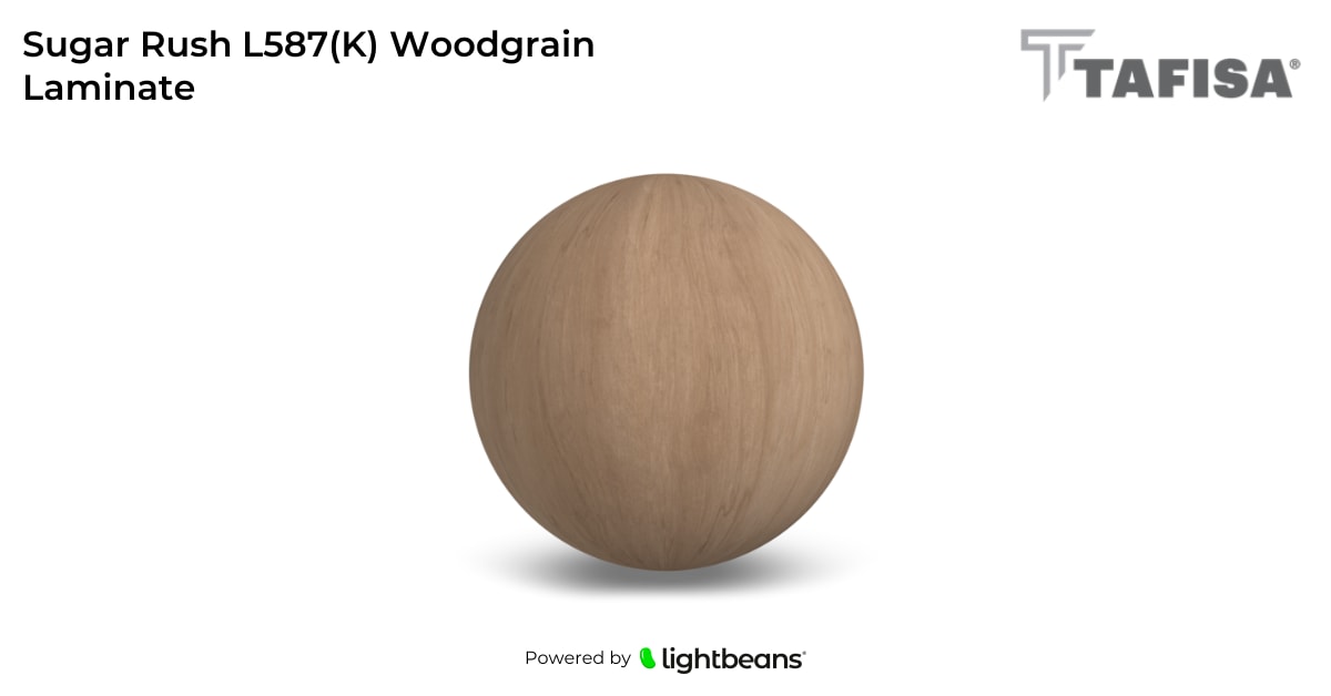Sugar Rush L587(K) Woodgrain Laminate Texture from Tafisa | Lightbeans