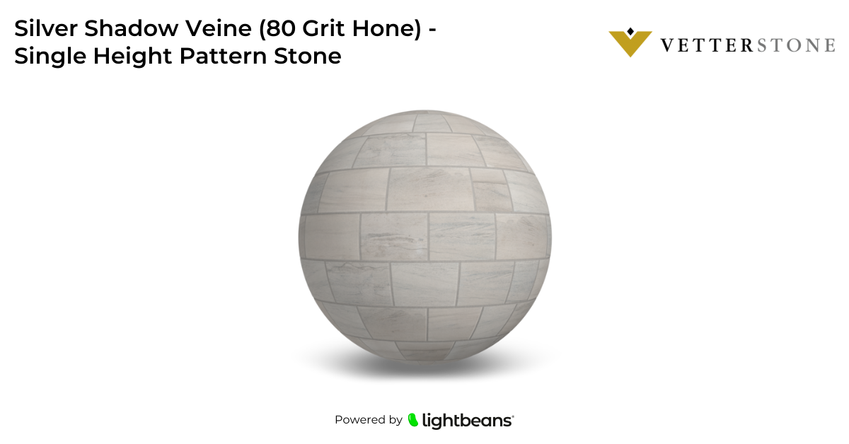 Silver Shadow Veine (80 Grit Hone) - Single Height Pattern Stone ...