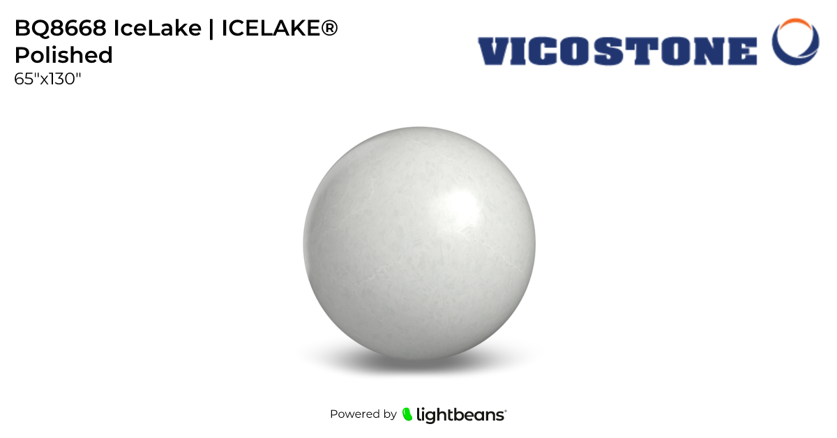BQ8668 IceLake | ICELAKE® Polished Texture from Vicostone | Lightbeans